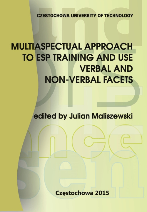 MULTIASPECTUAL APPROACH TO ESP TRAINING AND USE VERBAL AND NON-VERBAL ...